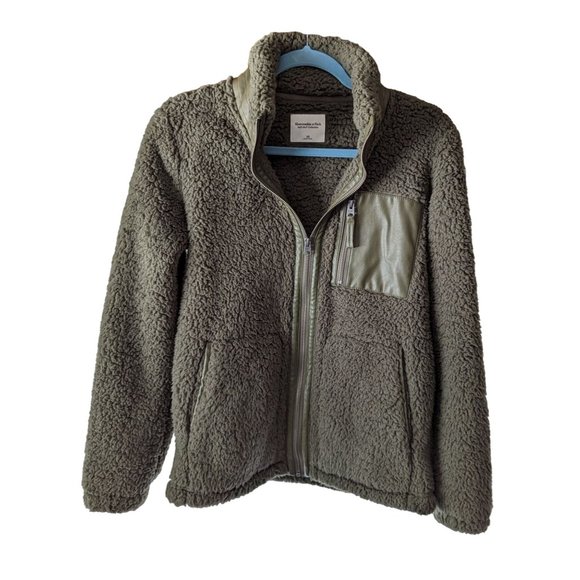 Abercrombie & Fitch | Jackets & Coats | Abercrombie And Fitch Sherpa Jacket | Poshmark